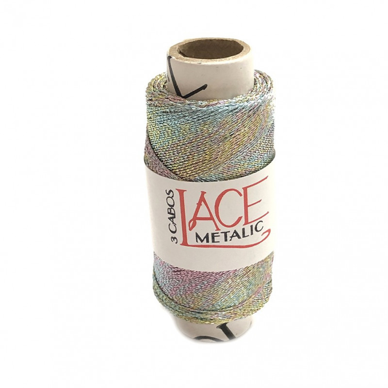 Hilo Metalizado especial Bolillos, crochet, bordado a mano