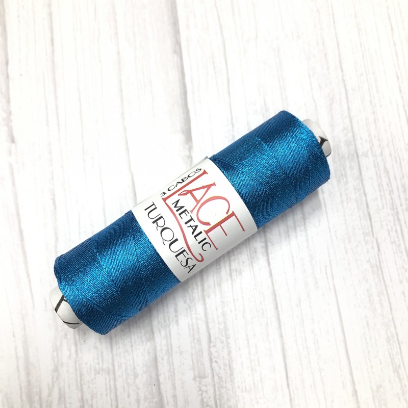 BOBINA Hilo Metalizado violeta 500mespecial Bolillos poteras