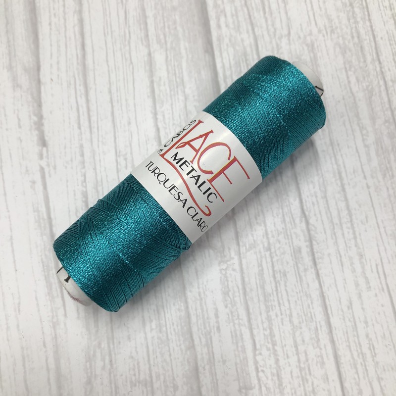 BOBINA Hilo Metalizado violeta 500mespecial Bolillos poteras